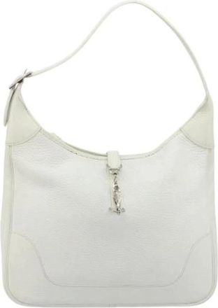 Herm&egrave;s Pre-owned Sac bandouli&egrave;re vintage - Femme - Pre-owned - Blanc - Taille: ONE Size