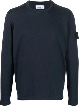Stone Island Homme, Sweatshirts et sweats &agrave; capuche, Bleu, Taille: L Maglia