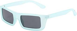 Generic Lunettes de soleil carrées pour conduite et équitation en plein air pour hommes et pour femmes, lunettes de soleil décoratives rétro pour tir de rue (