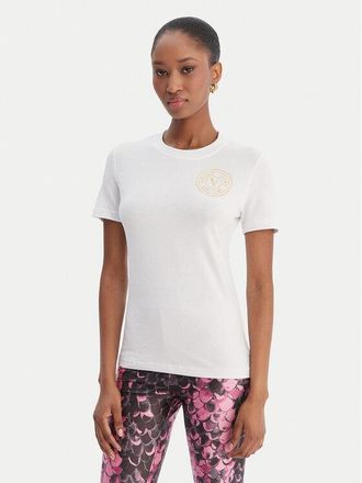 Versace Jeans Couture T-Shirt 80HAHT02 CJ03T Wei&szlig; Slim Fit