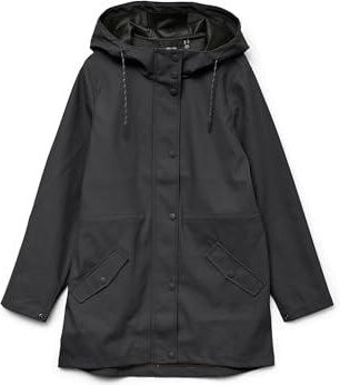 Vero Moda VMMALOU AW22 Coated Jacket Noos Veste, Gris, XS Femme