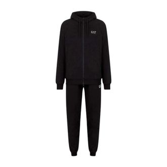 Emporio Armani Train Core Identity Trainingsanzug FZ - - Sport - Herren - Schwarzk - 2XL