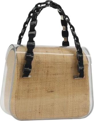 Ferragamo Sac &agrave; main transparent pr&eacute;-poss&eacute;d&eacute; - Femme - Pre-owned - Beige - Taille: ONE Size