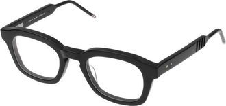 Thom Browne unisex, Accessoires, Noir, Taille: 48 MM Ueo412A Rectangular Eyeglasses
