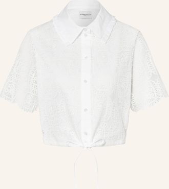 Claudie Pierlot Claudie Pierlot Hemdbluse Aus Spitze weiss
