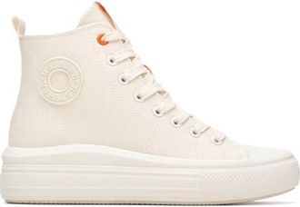 Refresh Sneakers Femme Beige - Chaussures Confortables et polyvalentes - Mode d&eacute;contract&eacute;e - Mod&egrave;le 17506202 (Taille40)
