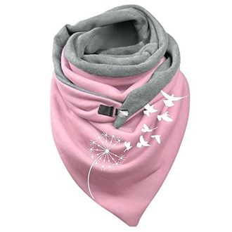 Generic &Eacute;charpe Femme Hiver Avec Bouton Vintage- &Eacute;charpes Ch&acirc;les Mode Chic Couleur Unie- &Eacute;charpe Triangle Femme Chaud D&eacute;contract&eacute; &Eacute;Charpe Chaud Coton R&eacute;Tro Au