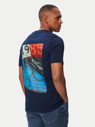 Tommy Hilfiger T-Shirt Nautical MW0MW44258 Dunkelblau Regular Fit