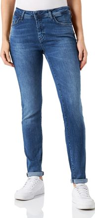 Mustang Jeans Damen Jasmin Jeggings Jeans, Mittelblau 682, 33W / 34L