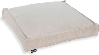 H.O.C.K. Classic Uni Outdoor Sitzkissen Stuhlkissen für drinnen und draußen aus 100% Polyacryl(dralon) - in verschiedenen Farben (50x50x5cm, creme)