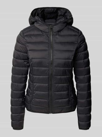 Review Jacke in Stepp-Optik mit Kapuze