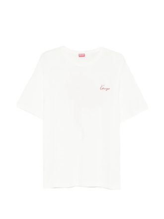 Kenzo Gots Kenzo Archive Rose Outlined Classic T-Shirt