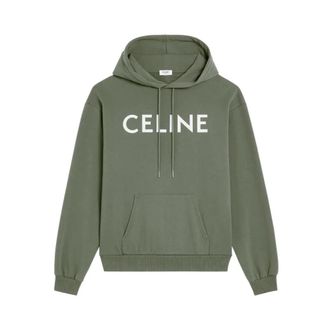 Celine Loose Hoodie - - Sweatshirts & Hoodies - Herren - Gr&uuml;n - S