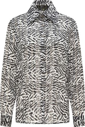 Faina Bluse Damen weiss schwarz