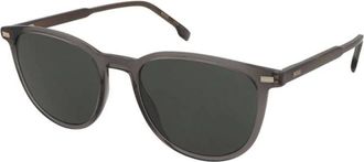 HUGO BOSS unisex, Accessoires, Gris, Taille: 52 MM Lunettes de soleil cercl&eacute;es