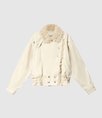 Isabel Marant Veste Valineo Ecru, D&eacute;fil&eacute;