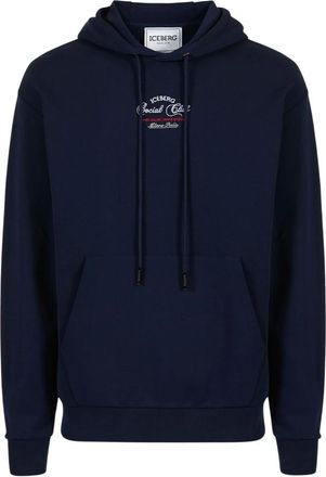 Iceberg Homme, Sweatshirts et sweats &agrave; capuche, Bleu, Taille: XL Crew Neck SweaT-shirt