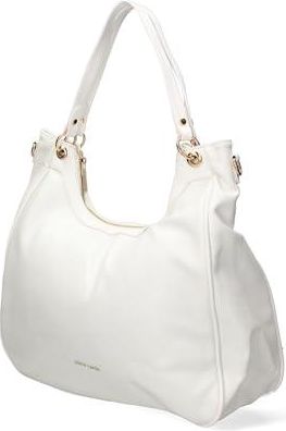 Pierre Cardin Sac &agrave; bandouli&egrave;re pour femme Polyur&eacute;thane en polyur&eacute;thane 38x36x13 cm 8093-LONG19, Blanc, Taille unique