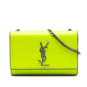 Saint Laurent Sac bandouli&egrave;re Kate Pre-owned - Femme - Pre-owned - Jaune - Taille: ONE Size