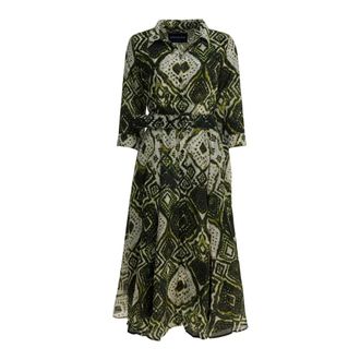 Samantha Sung Aster Kleid - - Dresses - Damen - Gr&uuml;n - L