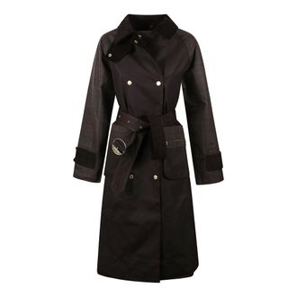 Barbour Elva Wax Jacket - Femme - Manteaux - Vert - Taille: 36 FR