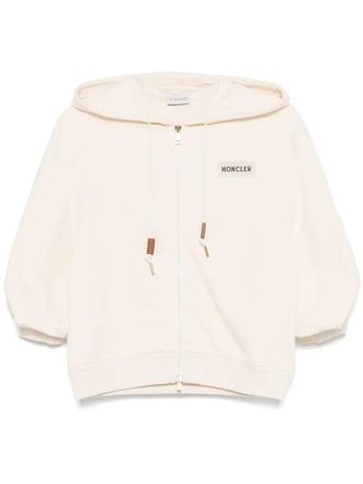 Moncler Kapuzenjacke mit Reißverschluss - Nude