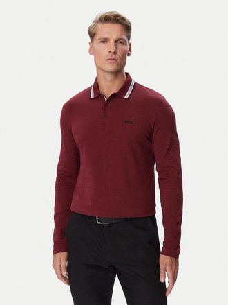 HUGO BOSS Poloshirt Plisy 50536609 Dunkelrot Regular Fit