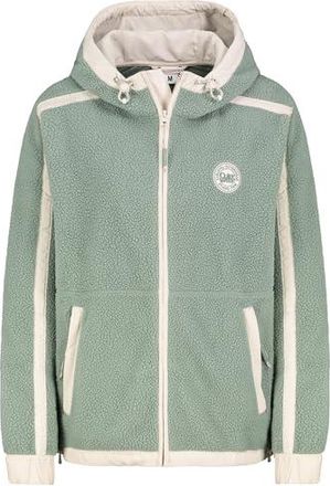 Sublevel Veste polaire à capuche Leo pour femme - Douillette et chaude - Veste de mi-saison - Veste dextérieur - Veste de loisirs - Tailles XS à XXL, 6 - Vert 