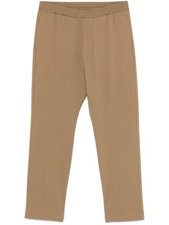 Barena pantalon à design nervuré - Marron