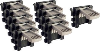 Nolte Möbel 10x Sockelhalter Wellmann Rotpunkt Holtkamp Küche Klammer Clip Blendenhalter