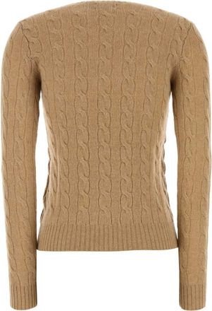 Polo Ralph Lauren Cable-Knit Wool-Blend Sweater - Beige