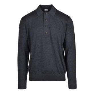 Eleventy Strickpullover mit Polokragen - - Knitwear - Herren - Schwarzk - XL