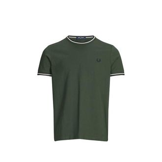 Fred Perry T-shirt uni &agrave; col rond en coton
