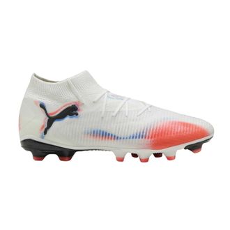 Puma Future 8 Pro K&uuml;nstlicher Boden Fu&szlig;ballschuhe f&uuml;r Herren (Wei&szlig;/Schwarz/Rot)