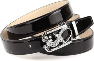 Anthoni Crown Damen Lederg&uuml;rtel G&uuml;rtel, schwarz, 90