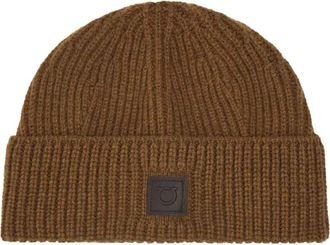 Ferragamo bonnet en maille - Marron