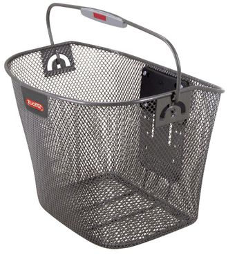 KLICKfix KLICKfix Farradtasche Uni Korb, Feinma. Anthrazit Lenkerkorb, 25 x 36 x 26 cm