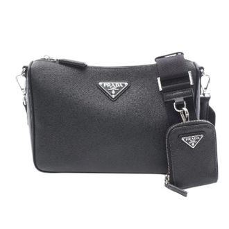 Prada Pre-owned Saffiano Travel Schultertasche - - Pre-owned - Damen - Schwarzk - ONE SIZE