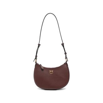 Pinko Pinko, Femme, Sacs, Rouge, Taille: ONE Size Mini Love Bag Half Moon