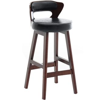 Generic Barhocker, Tresenhocker mit PU-Lederbezug, Vintage-Barst&uuml;hle f&uuml;r K&uuml;cheninseln, Pubs, Caf&eacute;s, Esszimmer und mehr