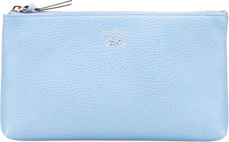 Gucci Pochette en cuir textur&eacute; Pre-owned - Femme - Pre-owned - Bleu - Taille: ONE Size