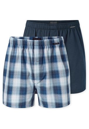 Schiesser Weiter Boxer SCHIESSER Boxershorts Multipack, Herren, Gr. 6, 909, sonstiges, Webqualit&auml;t, Obermaterial: 100% Baumwolle, weit, Unterhosen, Eingriff mit