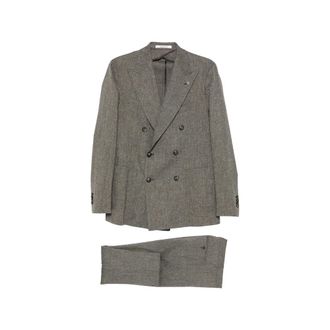 Tagliatore 2Smc20K01 Zweireiher-Anzug - - Suits - Herren - Grau - L