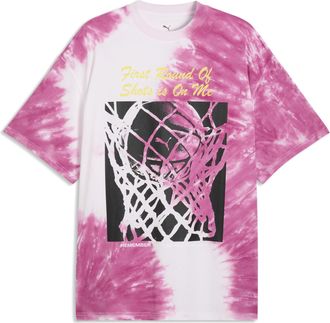Puma T-shirt de basketball oversize What The Fun Homme, Accessoires, Rose, XXL