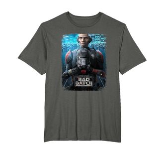 Star Wars The Bad Batch Echo Character Poster T-Shirt