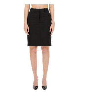 Helmut Lang Car Zip Skirt - - Skirts - Damen - Schwarzk - 2XS