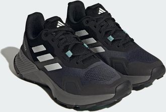 adidas adidas Performance - TERREX Soulstride - Trailrunning-Schuhe in Core Black/Kristallwei&szlig;/Grau-Schwarz