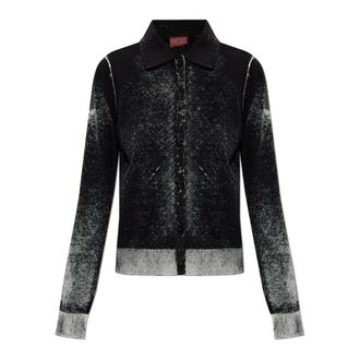 Diesel M-Loren Cardigan - - Knitwear - Damen - Schwarzk - M