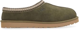 UGG Mens Sabot Tasman Baxter Green Leather Slippers Flat Shoes
