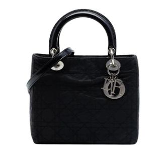 Dior Pre-owned Lady Dior Handtasche - - Pre-owned - Damen - Schwarzk - ONE SIZE